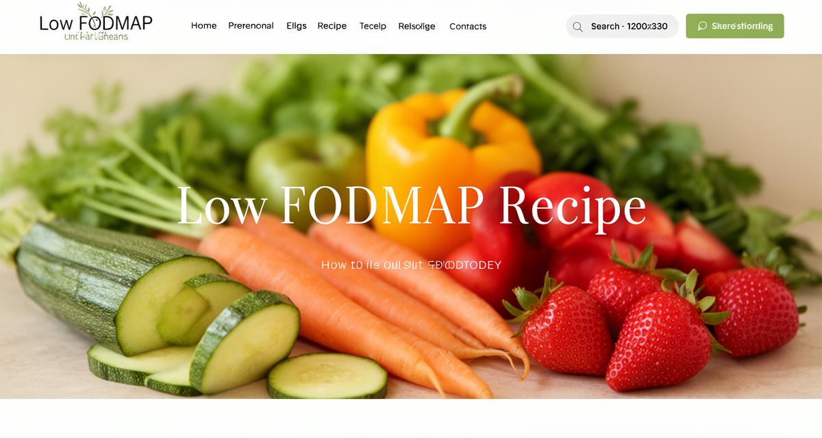Low-FODMAP Food Checker Tool | Low-FODMAP Recipe